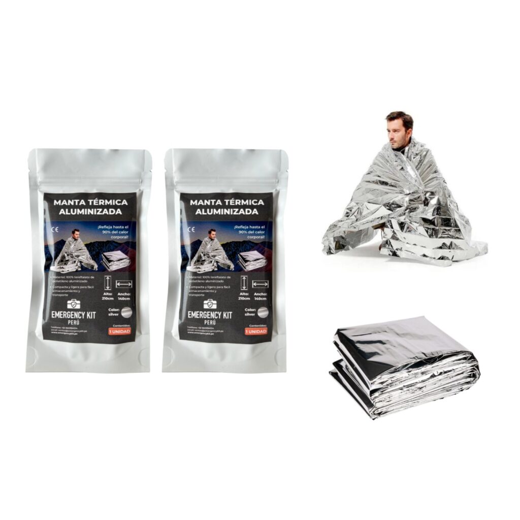 Mochila de emergencia BÁSICA (1-2 personas) - Emergency Kit Perú